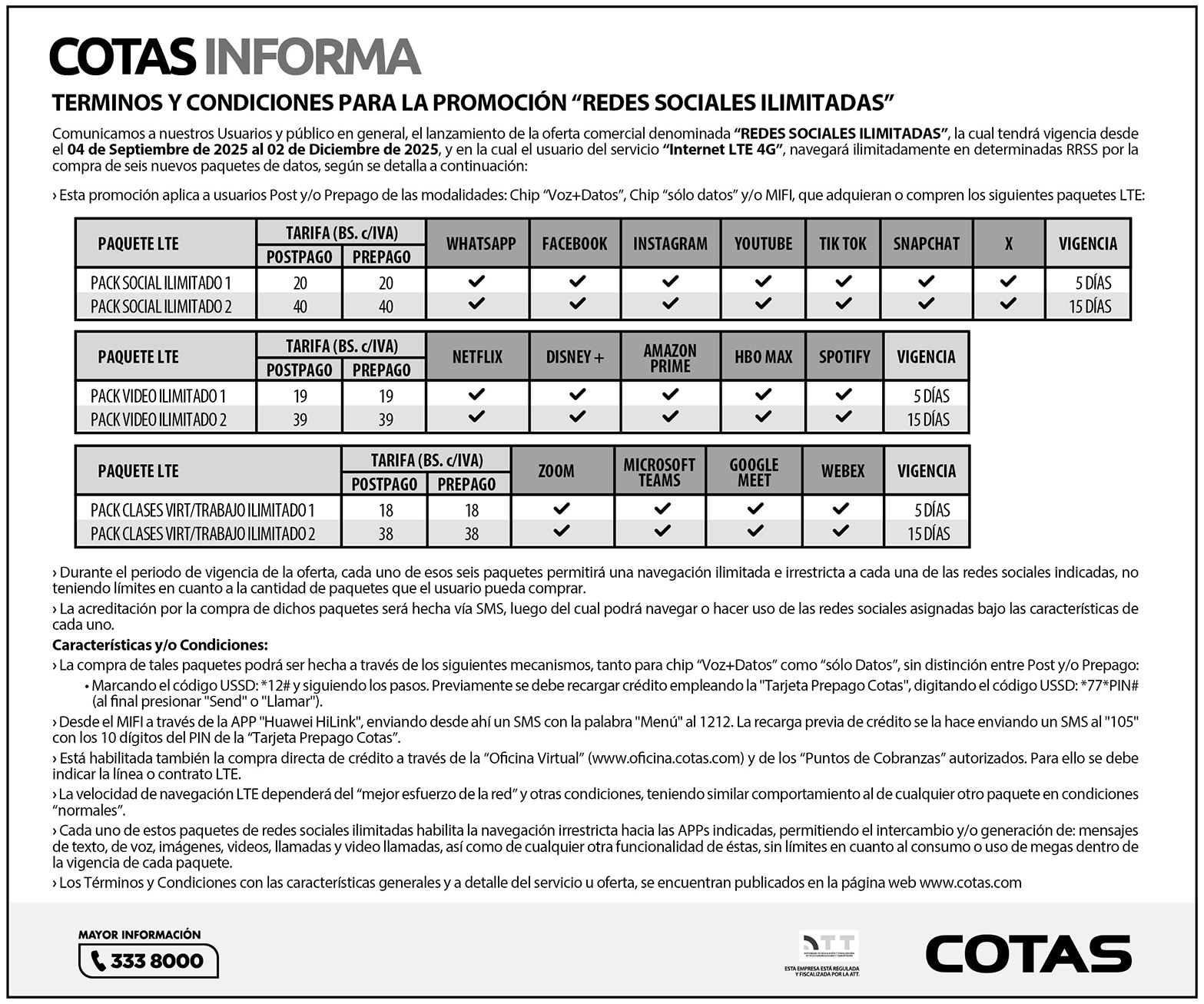 Comunicados - Cotas